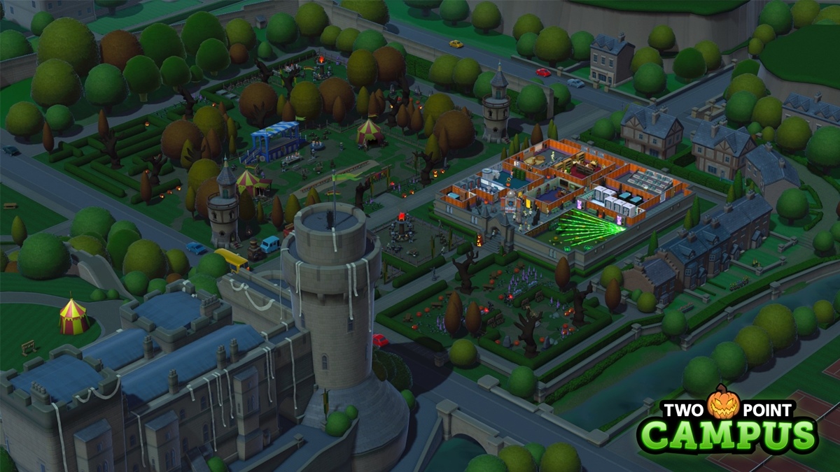 《Two Point Studios 雙點校園》在全新萬聖節更新中體驗完美的覓食場所！ | 遊戲基地 Gamebase