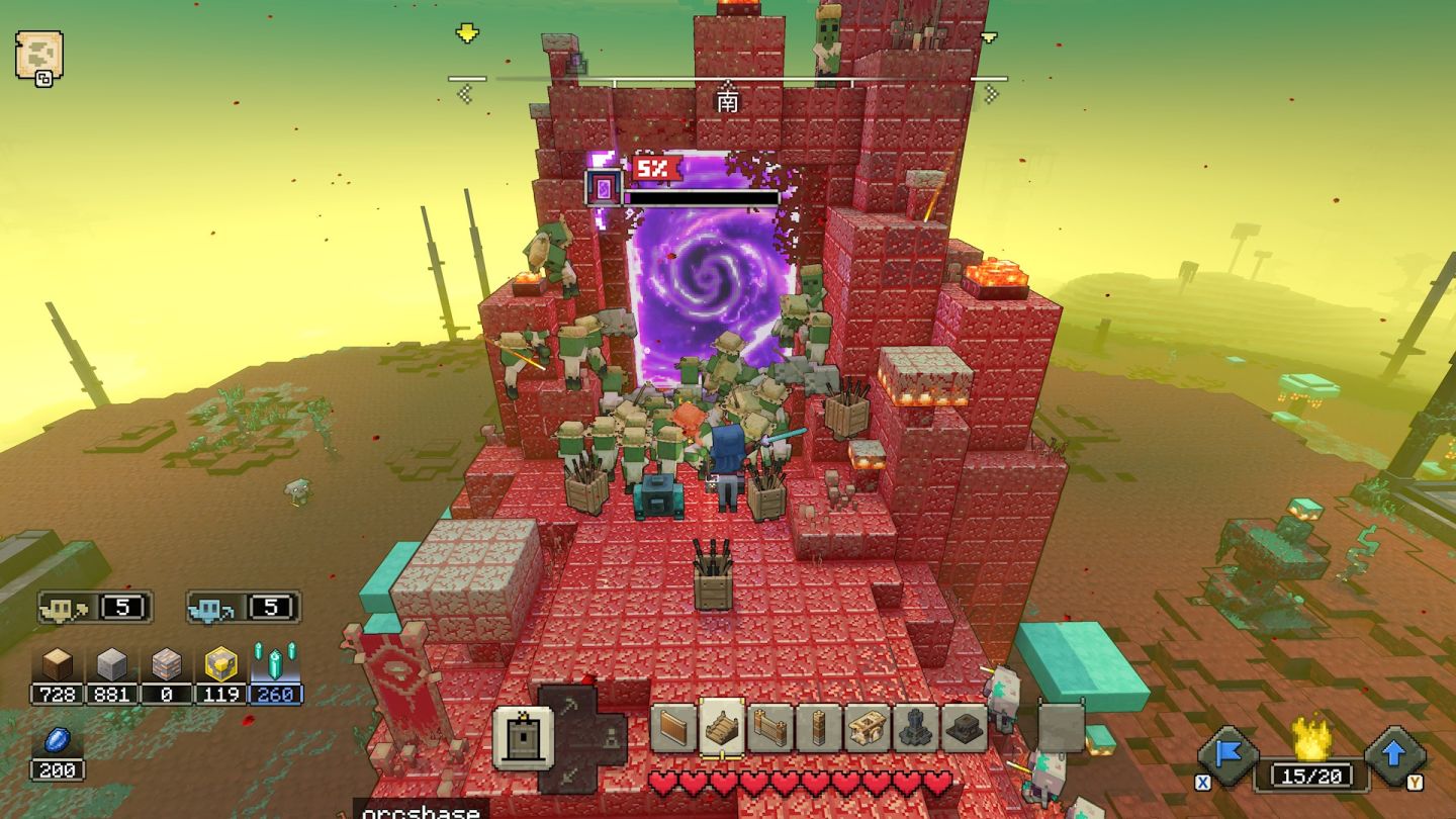 《Minecraft》新作《我的世界：傳奇》試玩心得：單人兵分多路苦力帕炸翻豬布林 | beanfun!