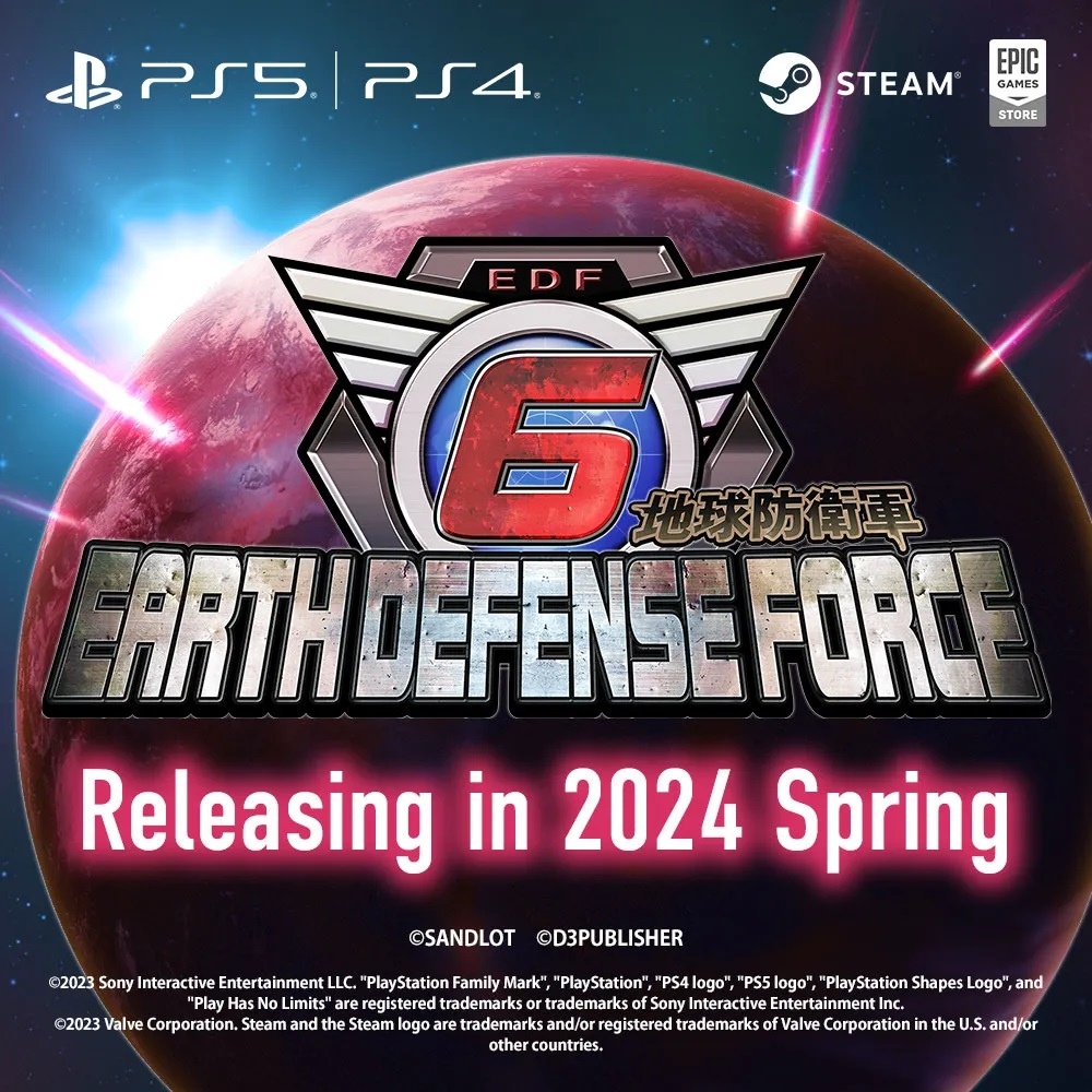 《地球防衛軍6》Steam／Epic Game Store 版 2024 年春天即將推出 | 遊戲基地 Gamebase
