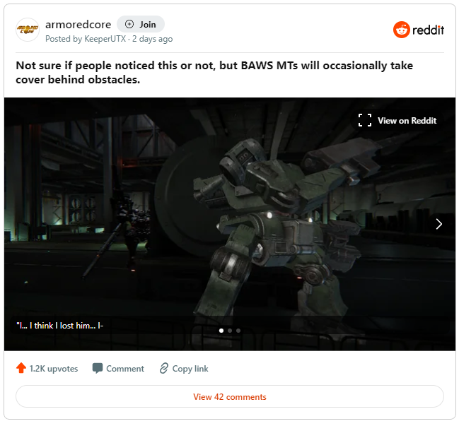 《機戰傭兵VI 境界天火》海外玩家新發現，各大勢力雜兵 AI 會做出符合陣營設定的行動 | 遊戲基地 Gamebase