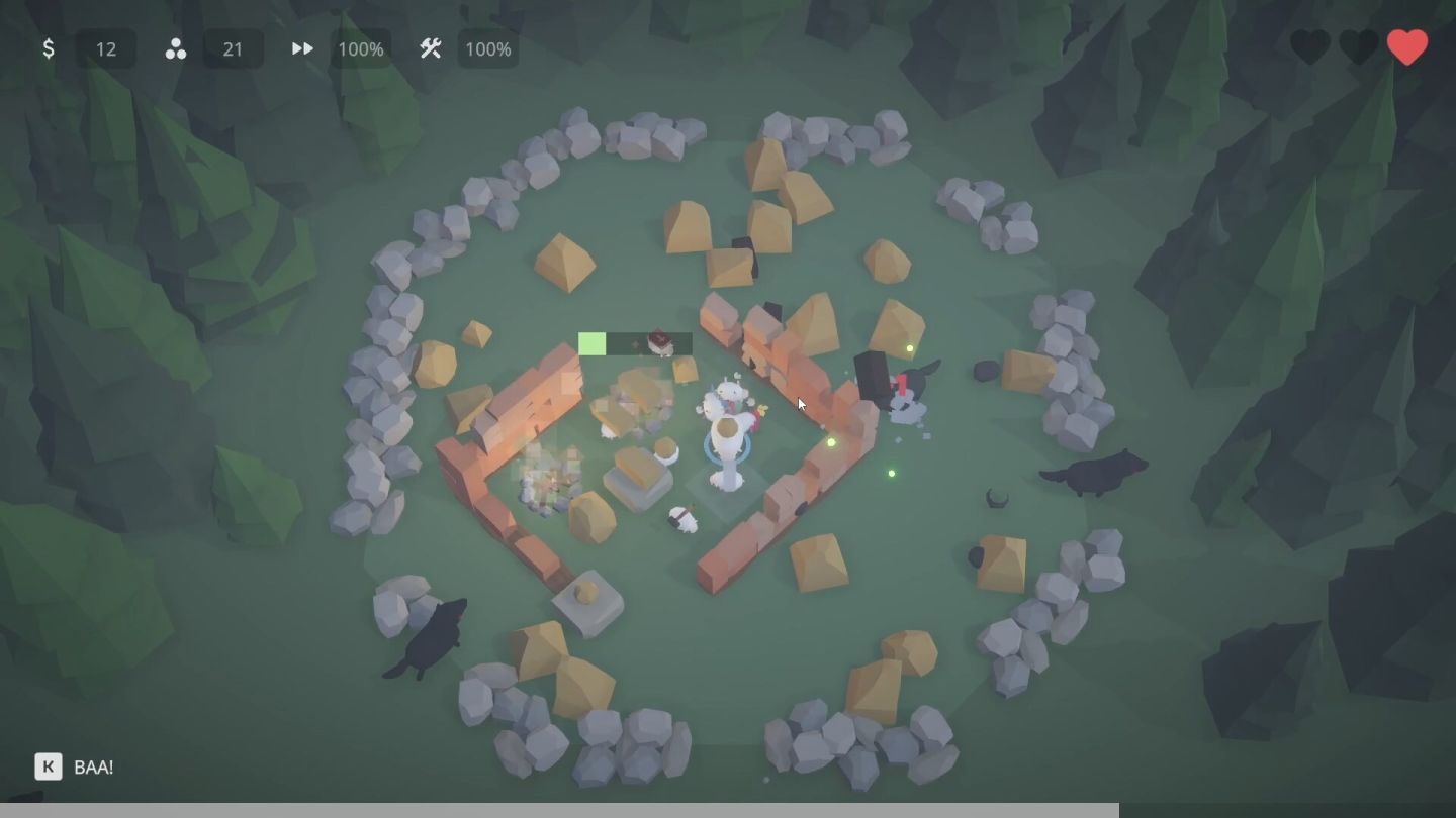 Roguelike冒險新作《咩！咩咩不休》推出單人模式DEMO版，保護可愛羊群不被野獸攻擊 | beanfun!