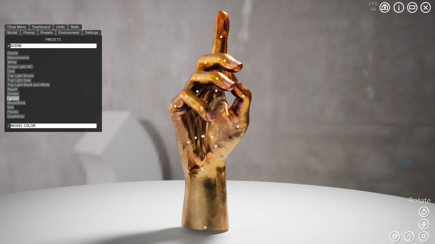 Steam 好評手部 3D 剖析模擬軟體《HAELE 3D-Hand Poser Lite》1.0 正式版上線 | beanfun!