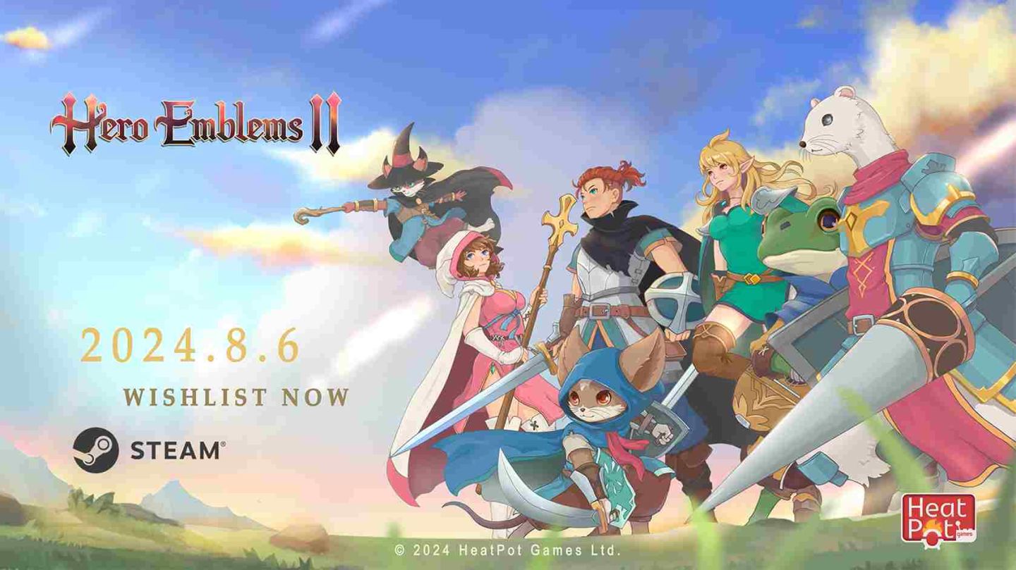 《Hero Emblems II》PC 版 8/6 登陸 Steam！開啟全新奇幻冒險 | 遊戲基地 Gamebase