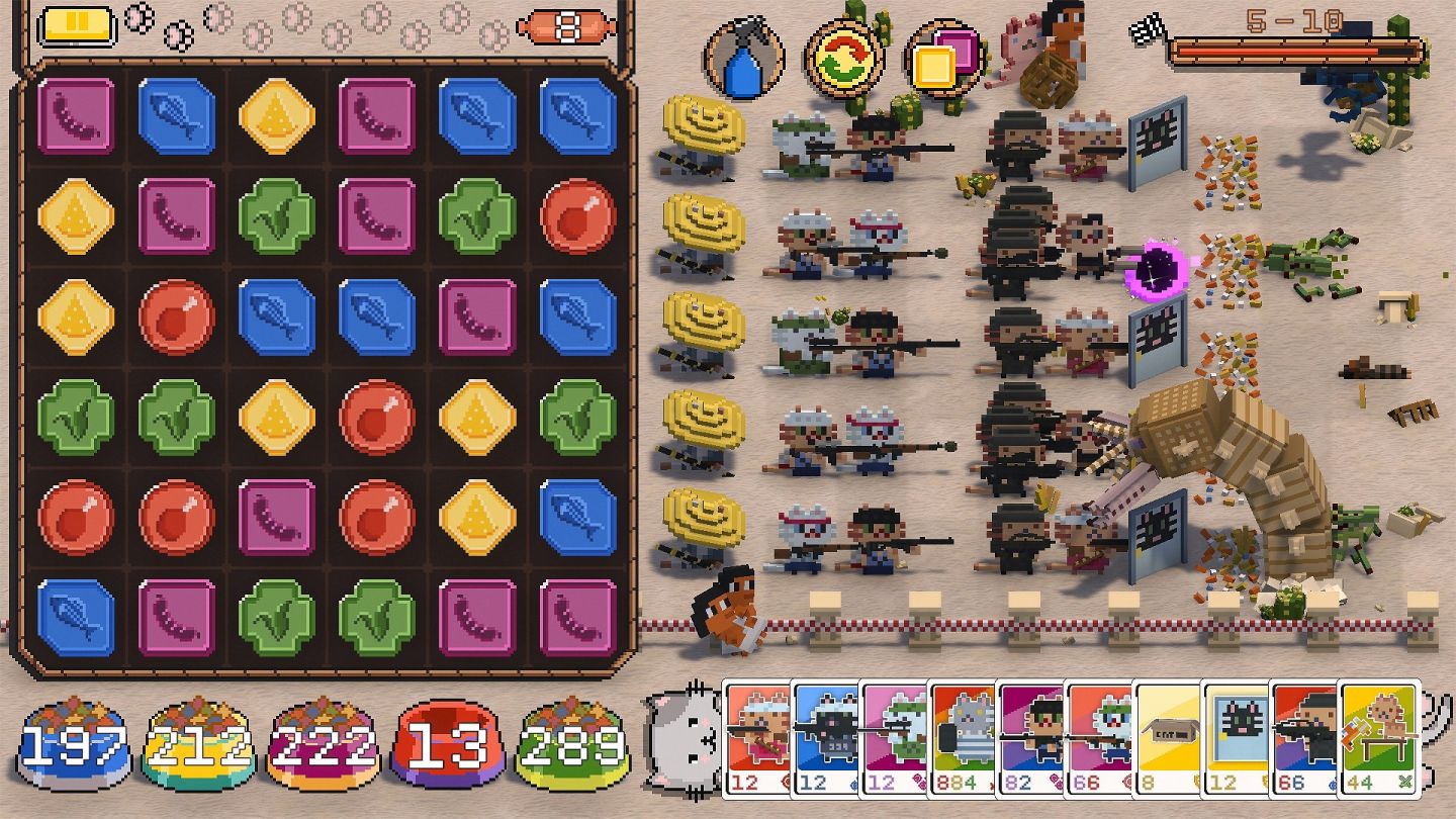 即時戰略塔防三消《喵喵大戰死剩種 Cats on Duty》Switch 亞洲版正式發售 | beanfun!