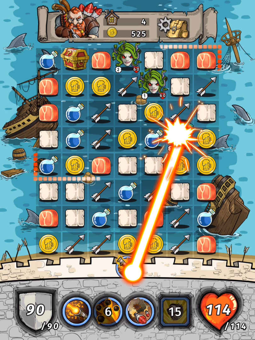 蘋果全球推薦！三消ARPG《酒館勇士》中文版正式登陸App Store | 遊戲基地 Gamebase