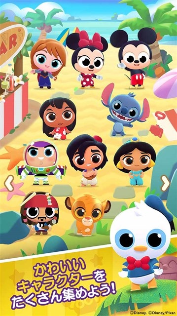 在觀光勝地與迪士尼明星一起同樂！休閒益智遊戲《Disney Poppin Island》事前預約開始 | 遊戲基地 Gamebase