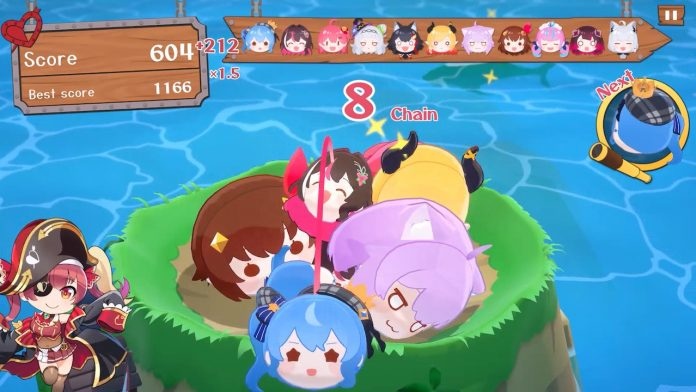 寶鐘瑪琳 3D 益智遊戲《hololive 寶藏山》今夏推出！收集無數寶藏合成最大寶山 | beanfun!