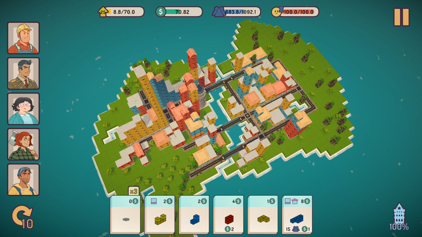 城市建設新作《迷你城市》2/17 登陸 Steam，隨心所欲堆疊出心儀的完美城市！ | 遊戲基地 Gamebase