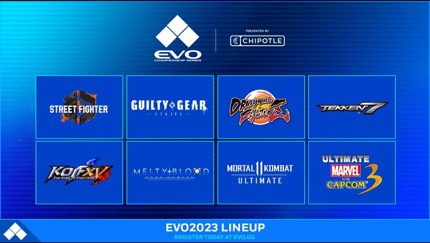 格鬥遊戲電競盛事「EVO 2023」公布參賽作品，最強之戰 8 月開打！ | 遊戲基地 Gamebase