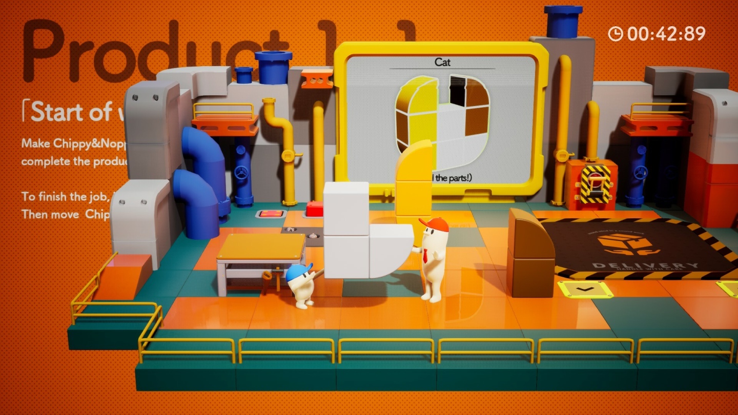 3D 動作益智遊戲《Chippy & Noppo》即將發售，同心協力製作各種有趣的玩具！ | 遊戲基地 Gamebase