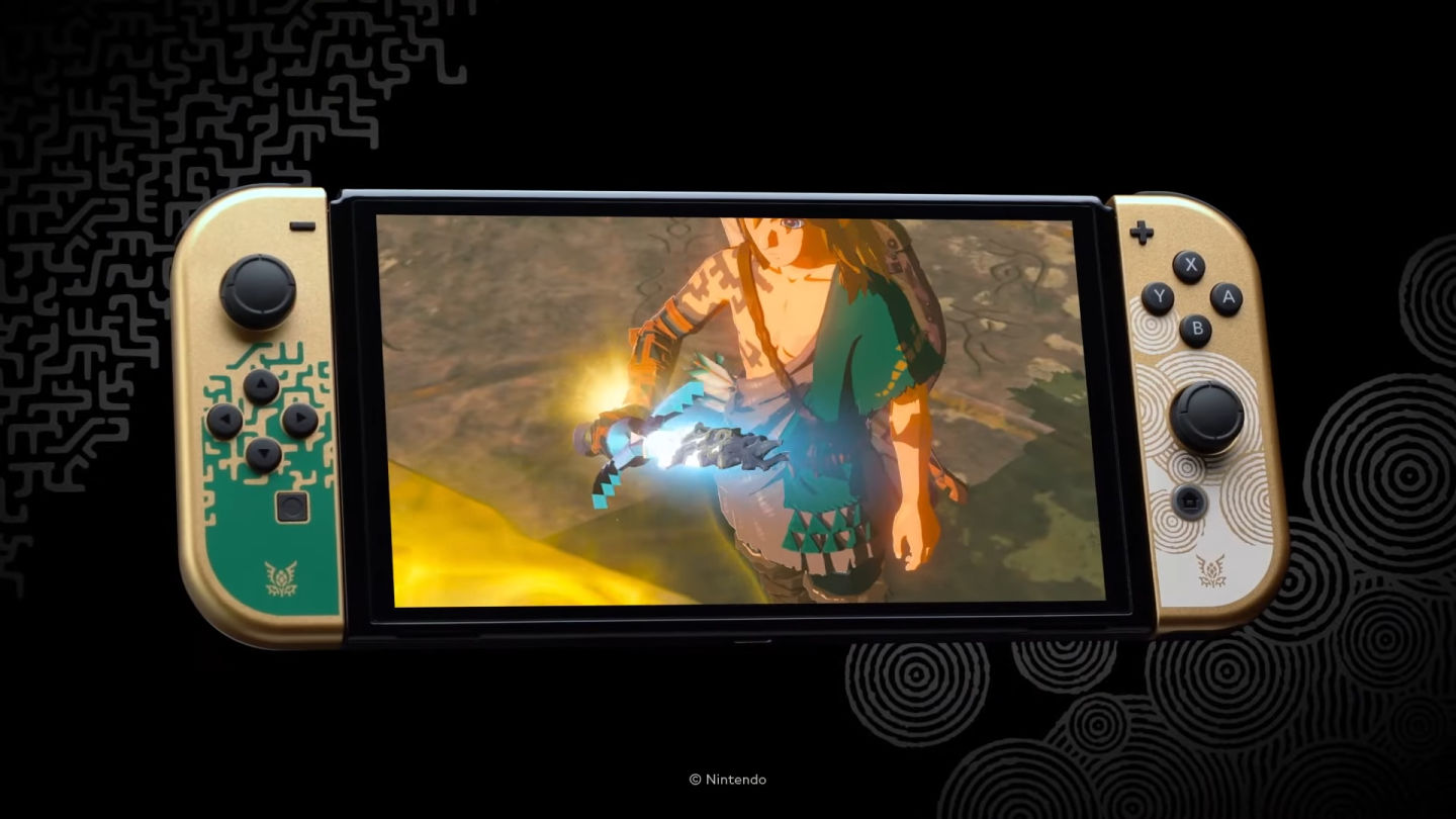 《薩爾達傳說 王國之淚》OLED 主機將發售，製作人青沼英二實機展示林克新能力 | 遊戲基地 Gamebase