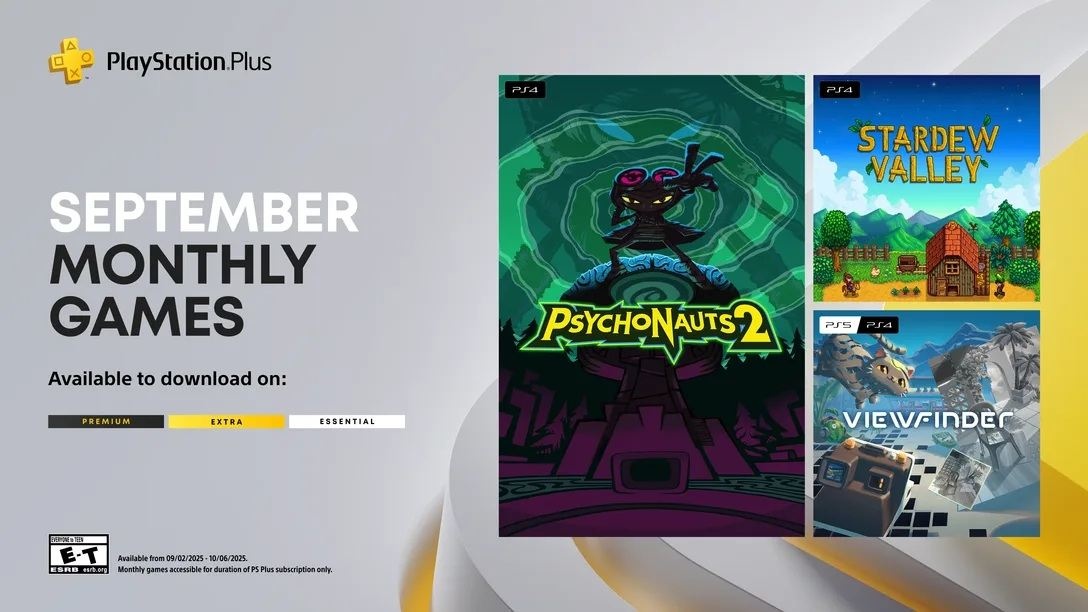 北美 PS Plus 會員 9 月免費遊戲陣容《Psychonauts 2》、《星露谷物語》＆《Viewfinder》公開 | 遊戲基地 Gamebase
