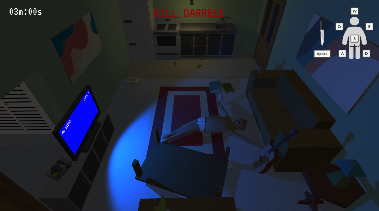 啟發自「QWOP」操作的驚悚小品《The Man Man》化身床下的軟骨連續殺人魔 | 遊戲基地 Gamebase