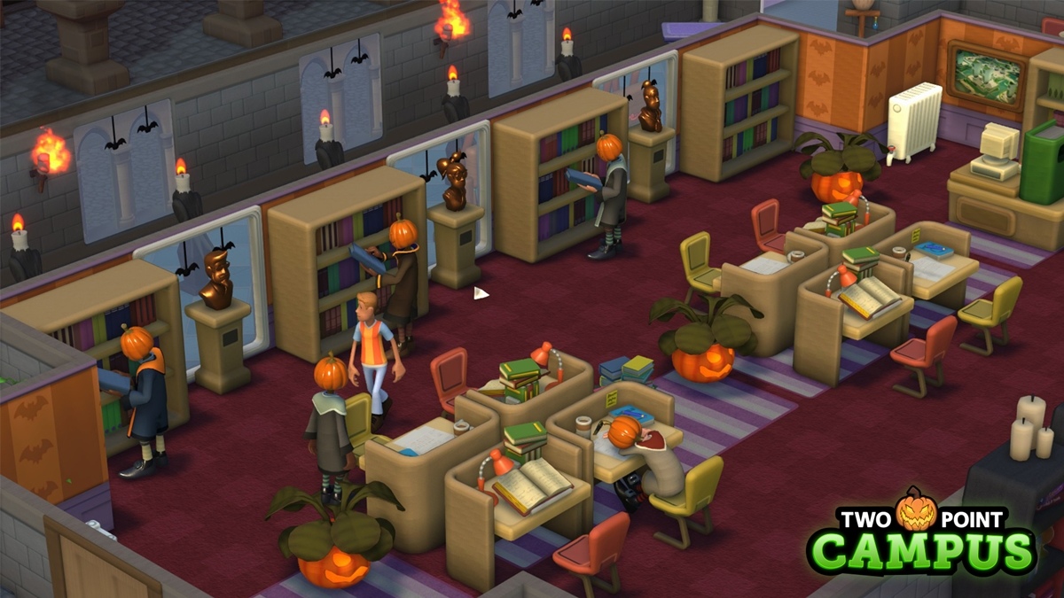 《Two Point Studios 雙點校園》在全新萬聖節更新中體驗完美的覓食場所！ | 遊戲基地 Gamebase