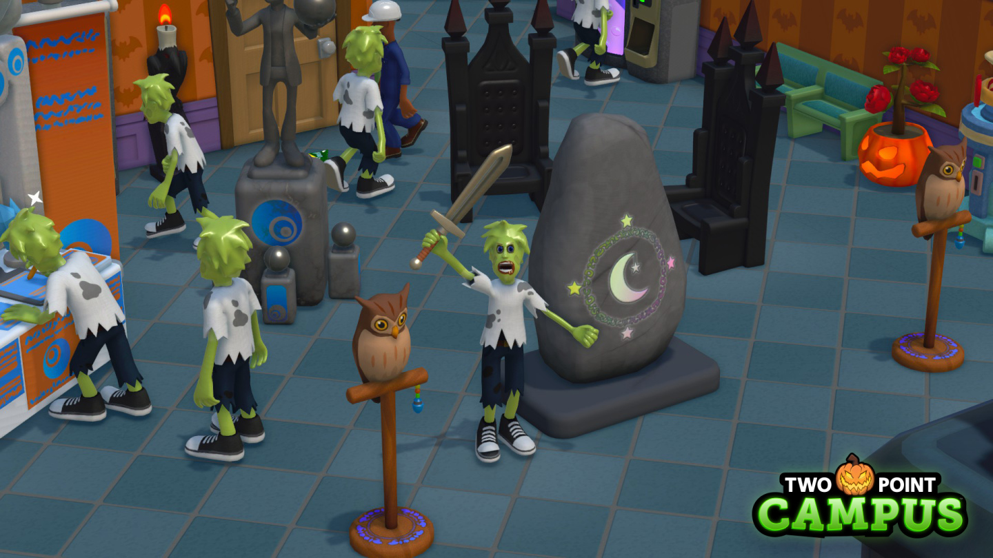 《Two Point Studios 雙點校園》在全新萬聖節更新中體驗完美的覓食場所！ | 遊戲基地 Gamebase