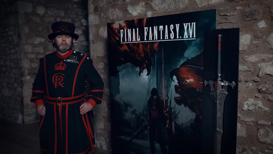 《FF16》與英國皇家兵械庫合作，克萊夫的武器「Invictus」於倫敦塔分館限期展示中 | beanfun!