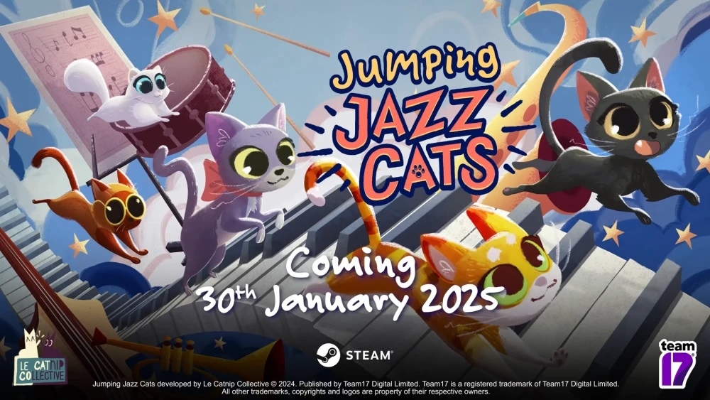 貓咪多人動作派對《Jumping Jazz Cats》1/31 發售決定！自訂貓咪與朋友盛大開尬 | 遊戲基地 Gamebase