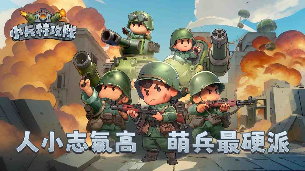 Q版軍武塔防《小兵特攻隊》搶先全球開放 Google Play 測試！九大兵種武力公開 | 遊戲基地 Gamebase
