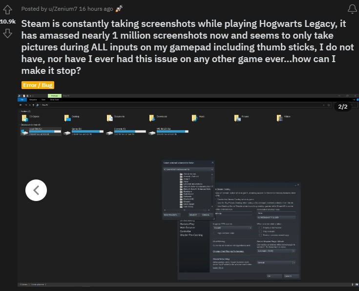 《霍格華茲的傳承》玩家遭遇 bug 導致截圖百萬張，上網求助引發社群爆笑回應 | 遊戲基地 Gamebase