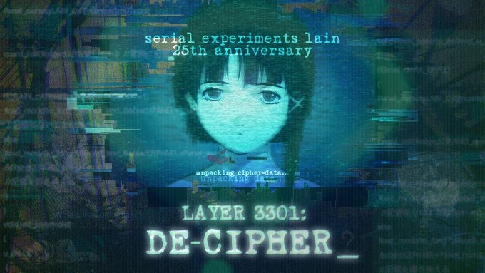 經典科幻動畫《玲音》25 週年紀念替代現實解謎遊戲《Layer 3301：De-Cipher》發表 | 遊戲基地 Gamebase
