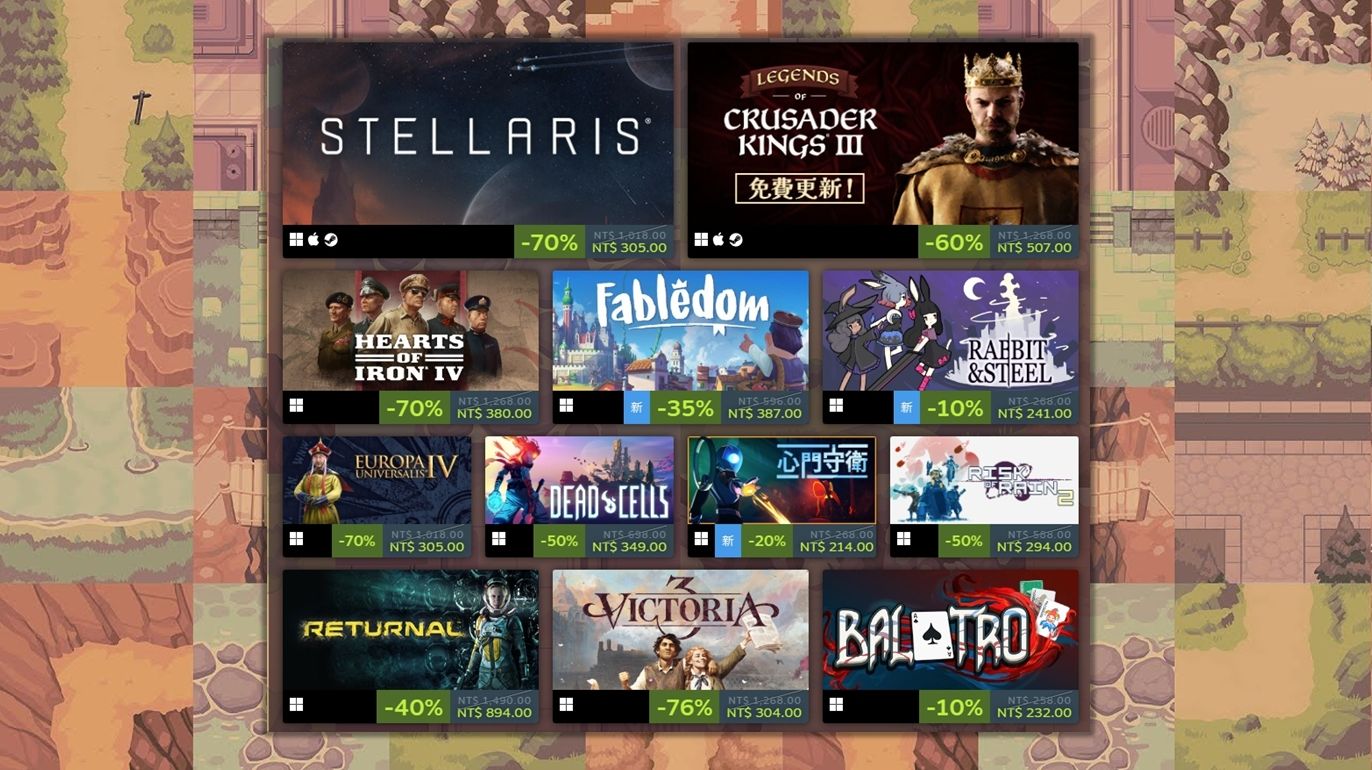 Steam首次推「無限重玩節」活動與《Stellaris》等多款遊戲特價，主打每次遊玩都有不同體驗 | 遊戲基地 Gamebase