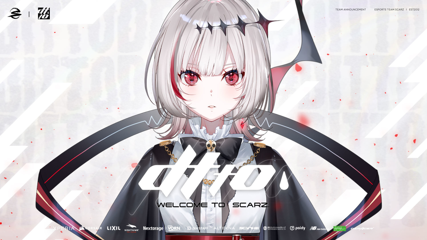 泰國《Apex 英雄》實況主「dtto.」以 Vtuber 身分加盟日本電競團體 SCARZ | 遊戲基地 Gamebase
