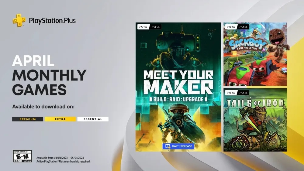 PS Plus 會員 4 月免費遊戲陣容《Meet Your Maker》、《小小大冒險》＆《鐵尾傳奇》接力上陣 | 遊戲基地 Gamebase