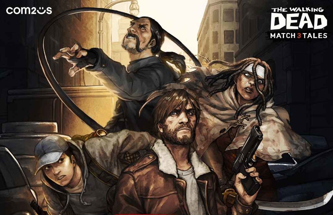 一起抵抗喪屍！Com2uS全新力作三消RPG《The Walking Dead Match 3 Tales》全球正式上市 | beanfun!