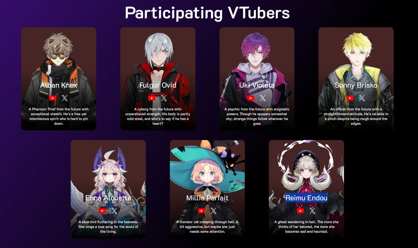 海外人氣 Vtuber 團體 NIJISANJI EN 與動畫《Code Geass 反叛的魯路修》合作 3 月開始 | 遊戲基地 Gamebase