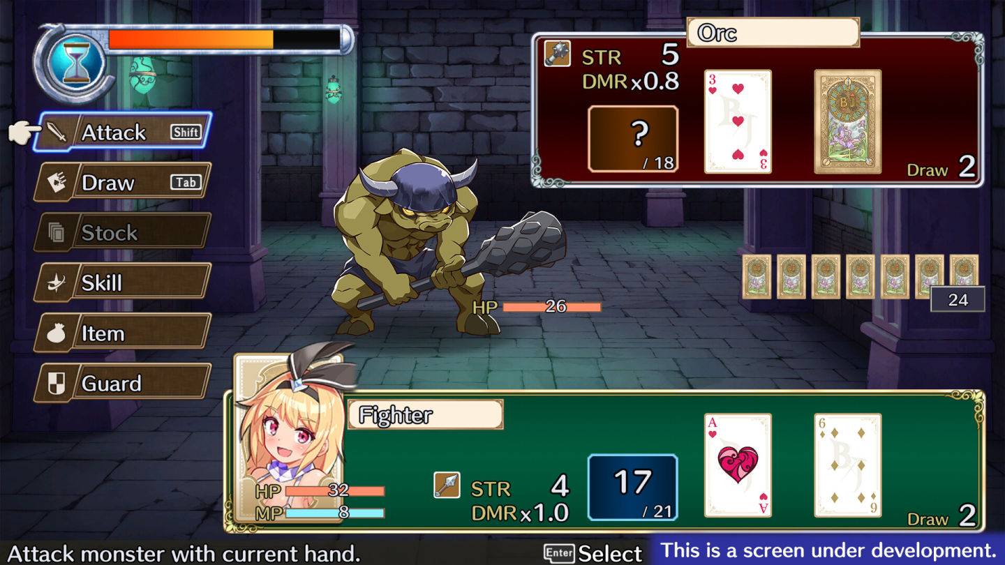 迷宮探索×21 點撲克戰鬥《Brave×Junction》demo 版開放試玩 | 遊戲基地 Gamebase