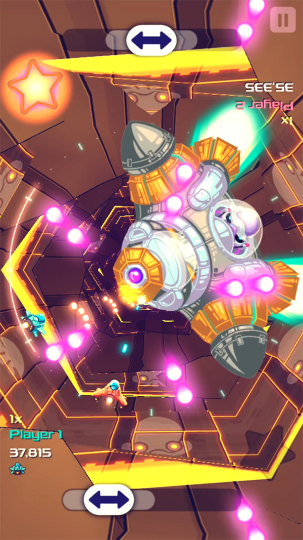 台灣獨立團隊自製，雙人同樂戰機射擊遊戲《SpaceCycler》正式上架App Store | 遊戲基地 Gamebase