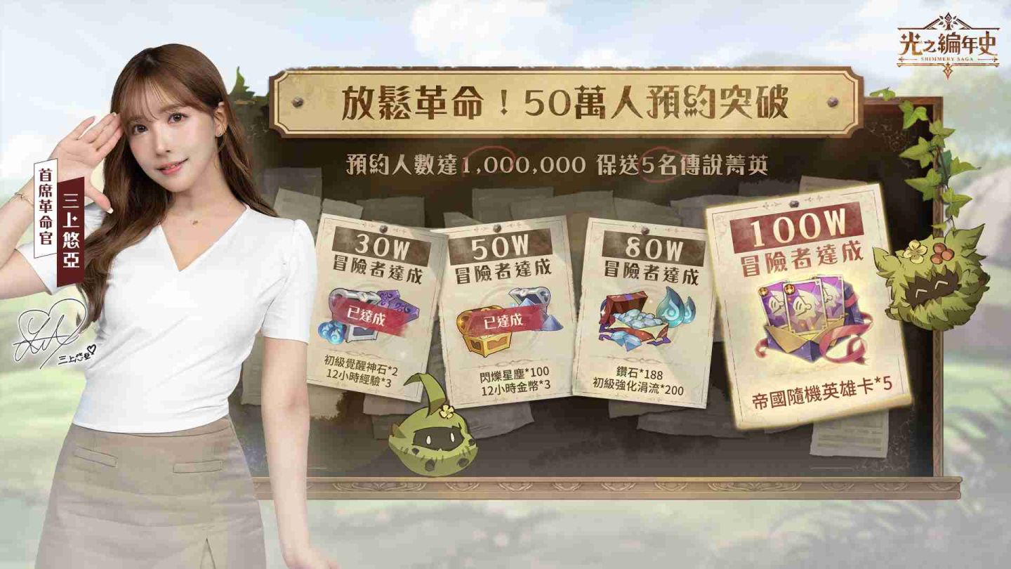 50萬人預約達成！冒險新作《SS：光之編年史》重點玩法搶先看 同步釋出三上悠亞革命助選團 | 遊戲基地 Gamebase