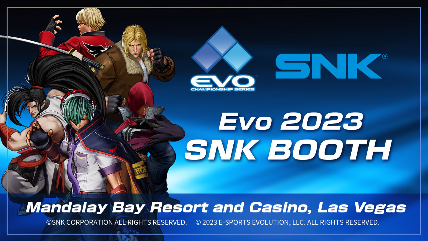 SNK參展全球最大規模格鬥遊戲大賽「Evo 2023」！將會召開SNK作品官方賽事、DLC搶先試玩、簽名會等活動！ | 遊戲基地 Gamebase