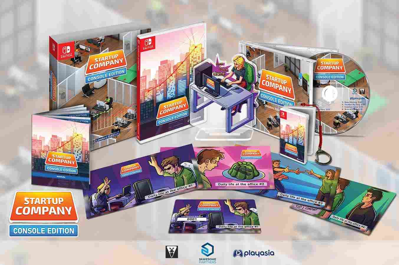 任天堂Switch發售主機版《Startup Company》讓我們努力學習，盡情享受 | beanfun!