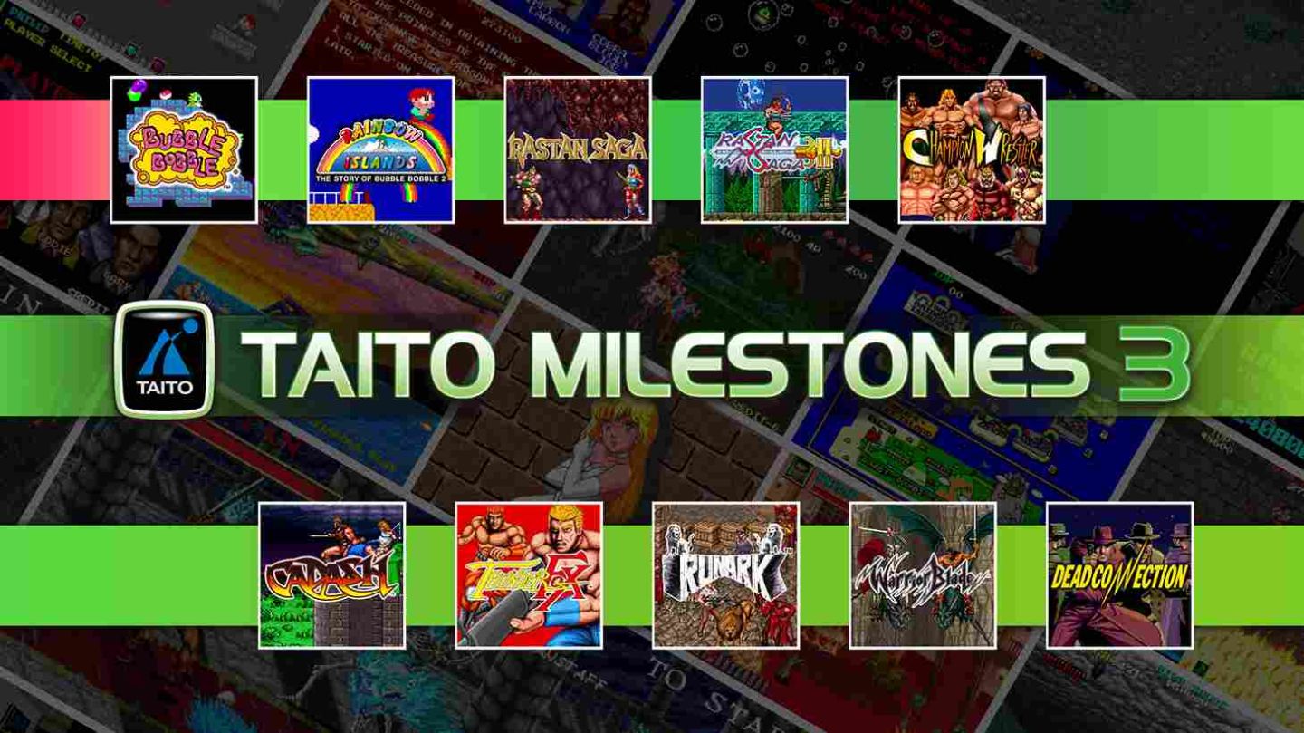 傳說中電子遊樂場名作復活！《Taito Milestones 3》中文實體盒裝版 11/28 上市 | 遊戲基地 Gamebase