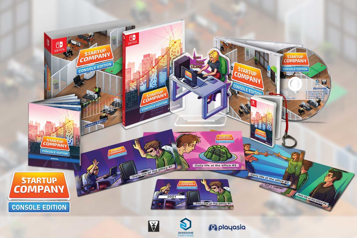任天堂Switch發售主機版《Startup Company》讓我們努力學習，盡情享受 | 遊戲基地 Gamebase