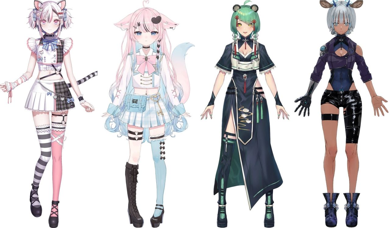 異世界女子樂團 Vtuber 企劃「幻奏世界 Arcaplus」啟動，一期生成員造型率先曝光 | 遊戲基地 Gamebase