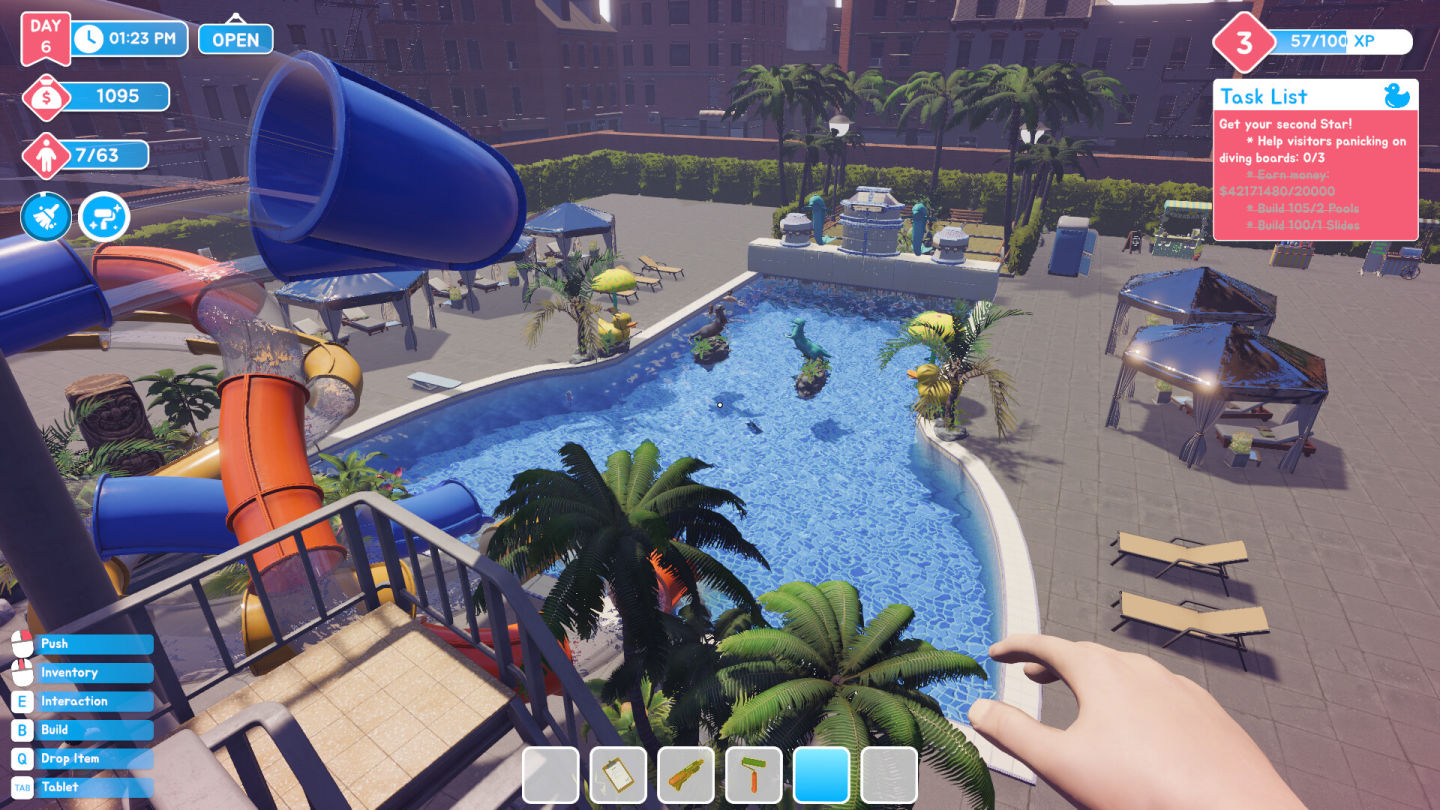 模擬經營新作《Waterpark Simulator》發表，打造屬於你的瘋狂水上樂園！ | 遊戲基地 Gamebase