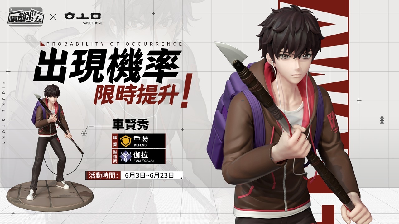 《模型少女AWAKE》x《甜蜜家園》聯動明日開跑！感染者「車賢秀」加入模型世界 | 遊戲基地 Gamebase