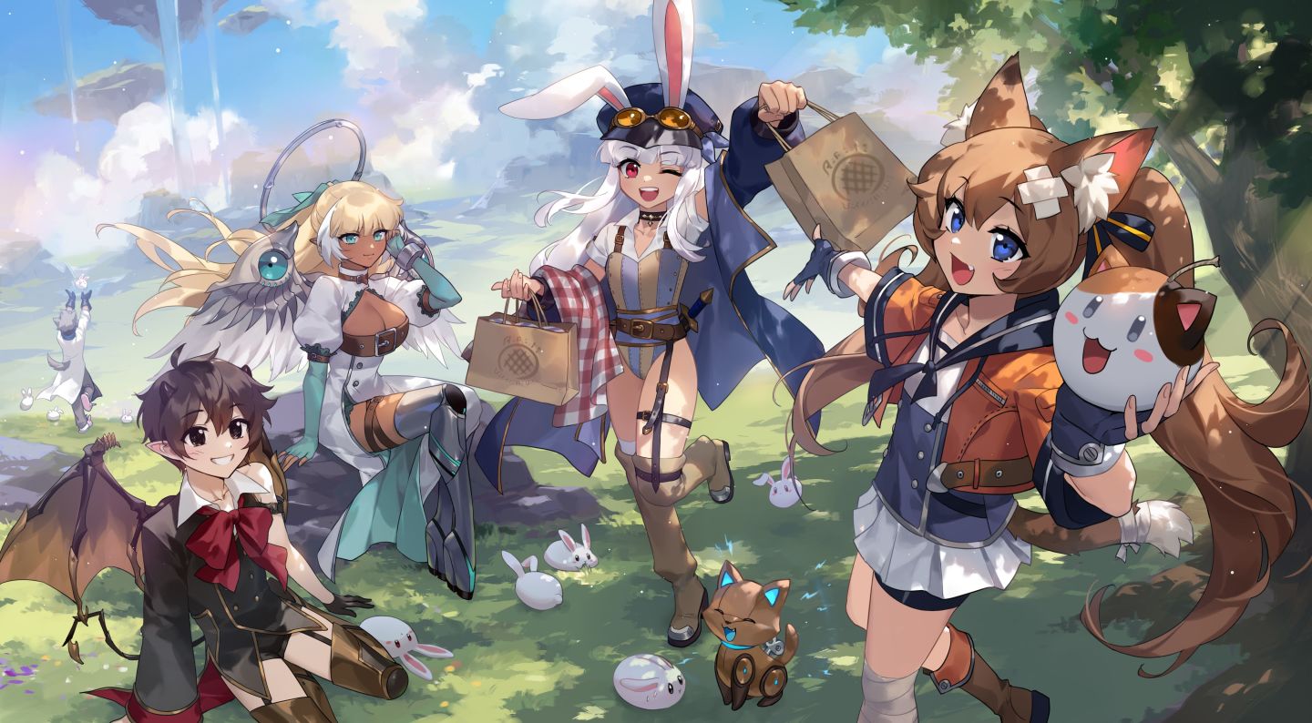 台灣獨立製作《TEVI》Steam、Switch 平台上架，扮兔耳娘帶浮遊炮享受各種炫目連技 | 遊戲基地 Gamebase