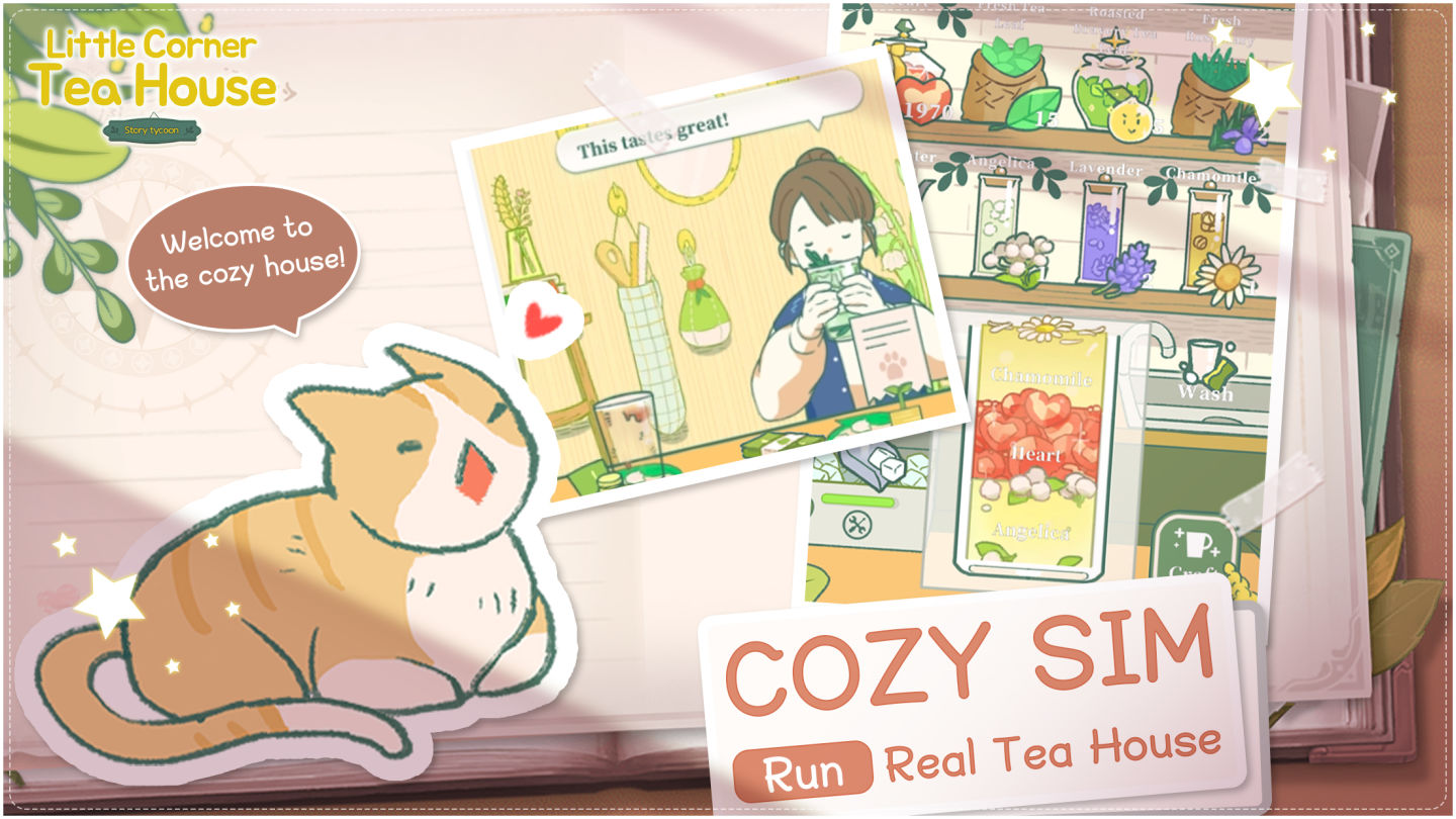 溫馨遊戲《Little Corner Tea House 小角落茶館》本月正式登陸 iOS | 遊戲基地 Gamebase
